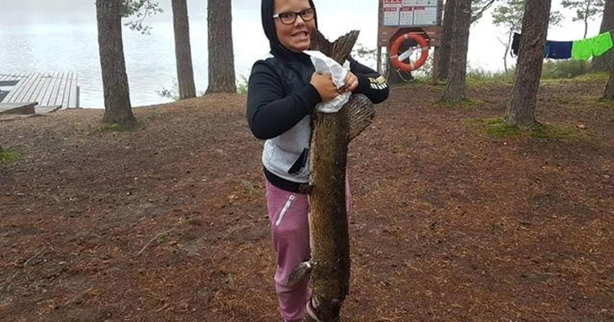 Üheksa-aastane püüdis kaheksakilose haugi