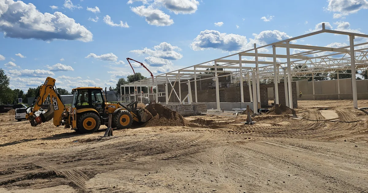 PILDID Võru Lidli majakarp valmib suve lõpuks