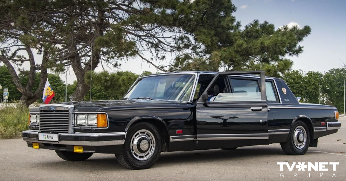 FOTO Pārdošanā nonācis Gorbačova greznais limuzīns ZIL