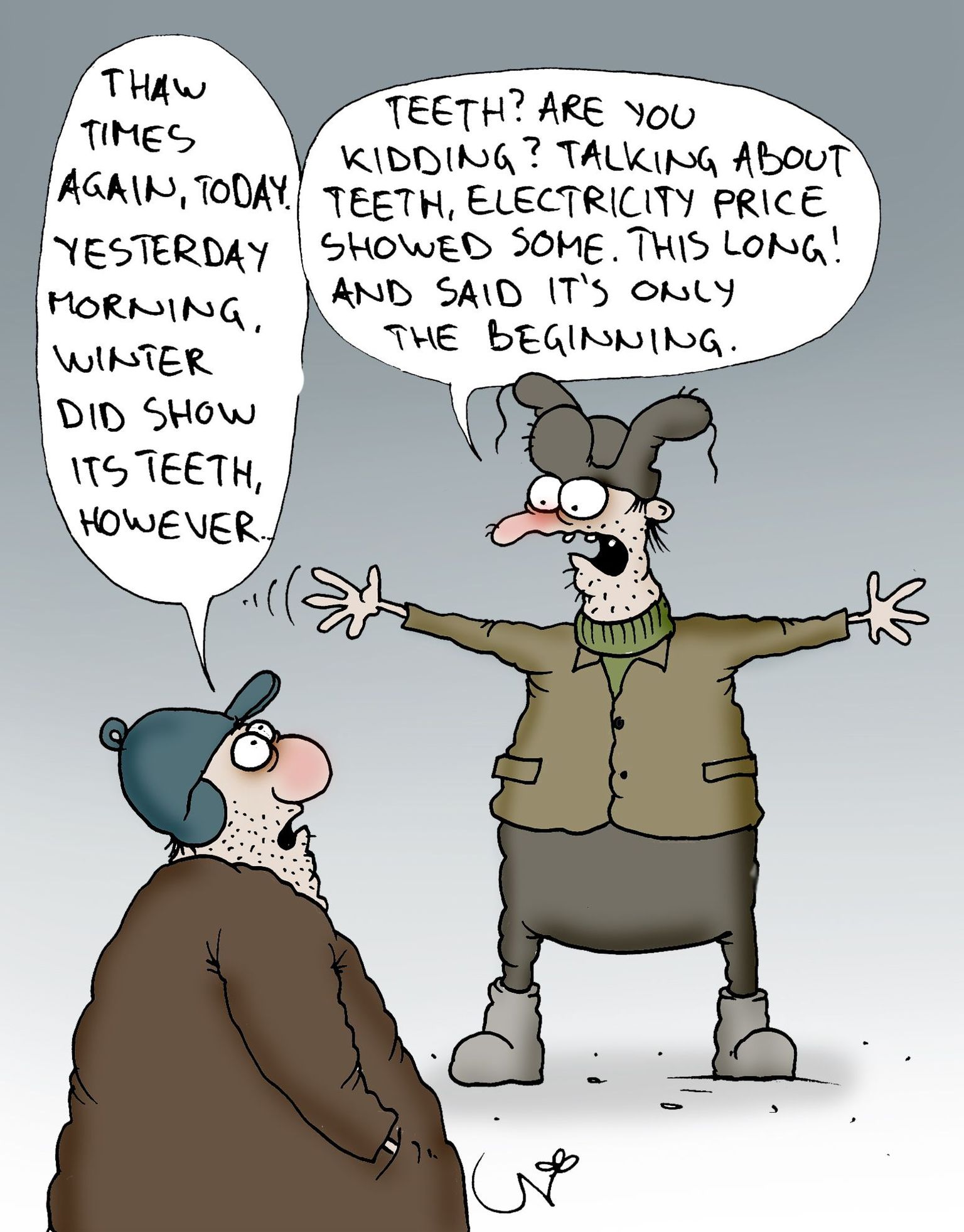 Today’s cartoon: thaw times